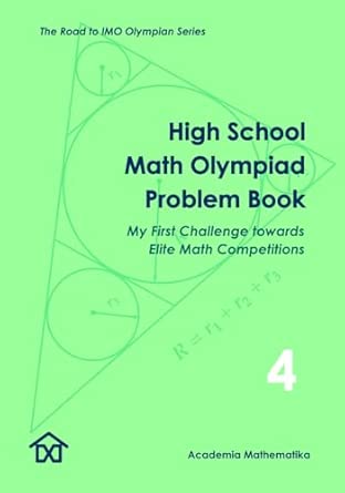 High School Math Olympiad Problem Book (Vol. 4) - My First Challenge ...