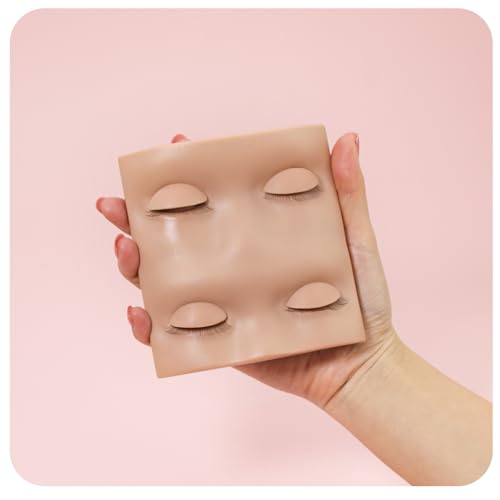 ANNAFRIS Eyelashes Extension Mannequin Head Replaced Eyelids Mannequin ...