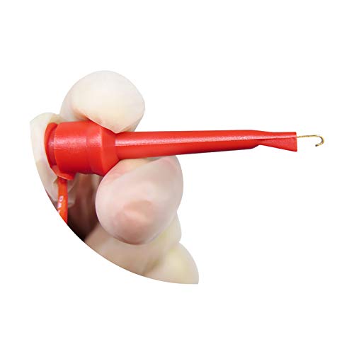 Snapklik.com : Silicone Test Leads 5PCS Test Hook To Test Hook Test ...