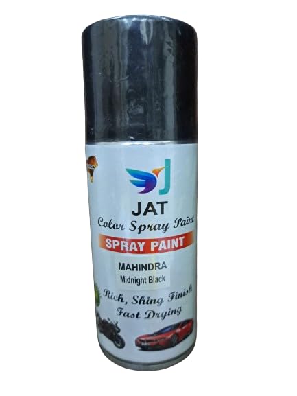 JAT Color Spray Paint, Midnight Black Applicable on Mahindra Car ...