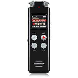 Amazon.com: 64GB Digital Voice Recorder Voice Activated Recorder with ...