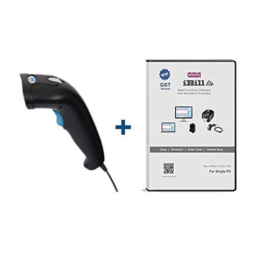 Infinity Infocom TVS Barcode Reader with GST Billing Software : Amazon ...