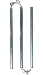 BE TREND Stainless Steel Metal Three Section Triple Nunchaku Chen Xi ...
