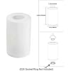 Frosted Glass Replacement Lamp Shade, 2 Pack Glass Cylinder Lamp Shade ...