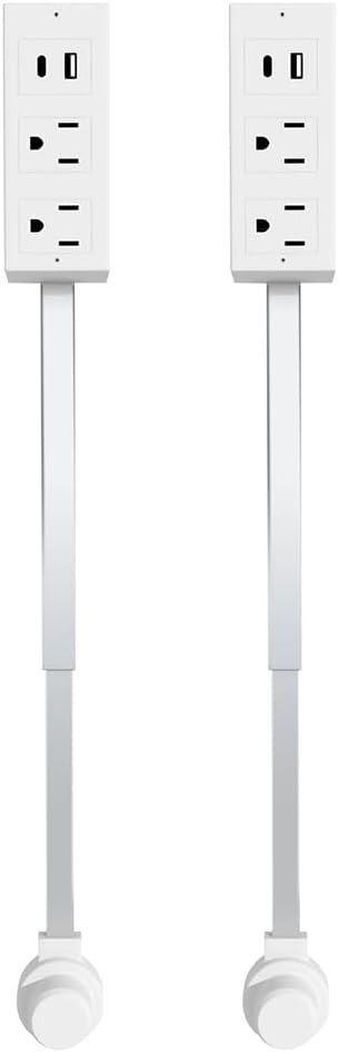 Amazon.com: EZ Outlet Electrical Outlet Extender. Access Hard-to-Reach ...