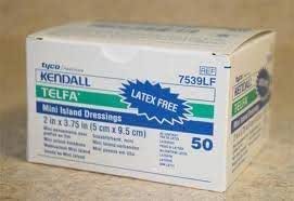 Amazon.com: 7539LF Dressing Telfa Island Wound LF Str Gauze 2x3.75 Non-Adh Wht 50 Per Box Part ...