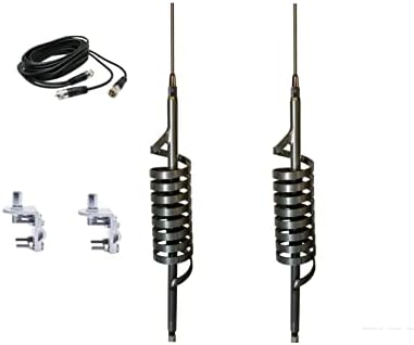 Amazon.com: Dual Monkey Made CB Radio Antennas - Short Shaft - 18ft ...