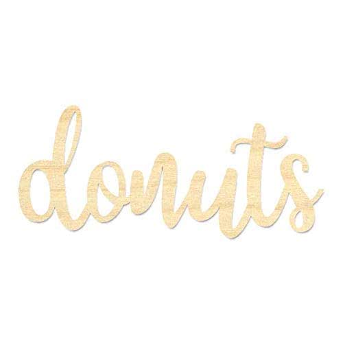 Amazon.com: Donuts Wording- Donut Wall Sign- Donuts : Handmade Products