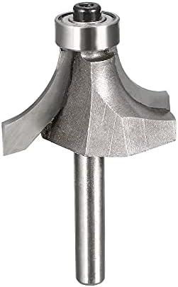 TXHF 3pcs 1/4" Shank Round Over Router Bits Cutter with Ball Bearing ...