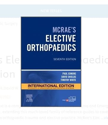 Mcraes Elective Orthopaedics With Access Code 7Ed (Ie) (Pb 2023 ...
