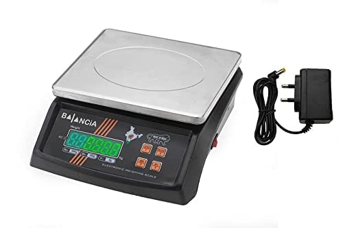 Nac Global® 30kg Electric weight machine with steel platform electronic ...