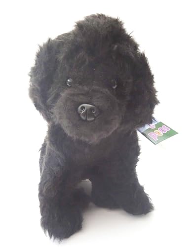 Amazon.com: Black Labradoodle 12" handmade dog with a personalised tag ...