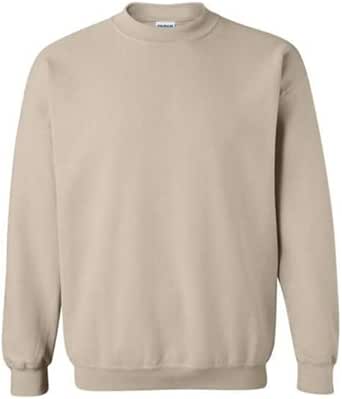 Gildan Fleece CrewneckSweatshirt, (G1800). Sand at Amazon Men’s ...
