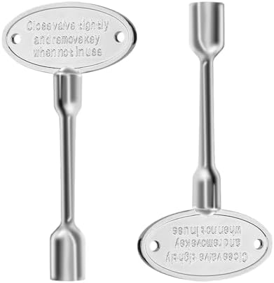 ApxRoufin 2 Pcs Gas Valve Key, Universal Fireplace Key for Fire Pits ...