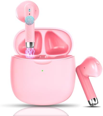 Amazon.com: Jxrev Wireless Earbuds, Bluetooth 5.3 Earbuds Stereo Bass ...