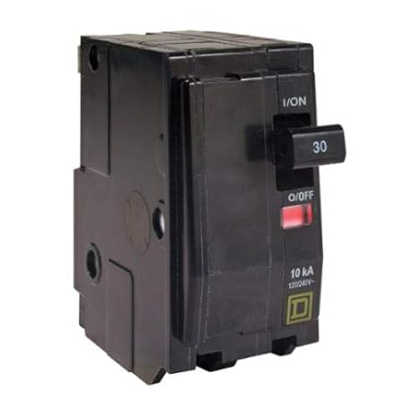 Square D QO240 Miniature Circuit Breaker, 120/240 VAC, 40 A, 10 kA ...