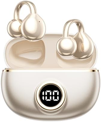 Amazon.com: M97 Clip On Earbuds,Secure Fit, Wireless Bluetooth 6.0 ...