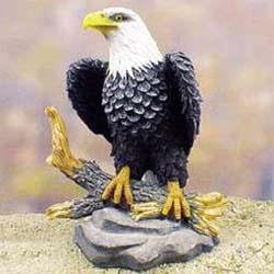 Amazon.com: Realistic Stone Resin Bald Eagle Figurine : Home & Kitchen