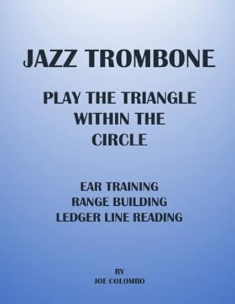 JAZZ TROMBONE: Play the triangle within the circle Ear Training, Ledger ...