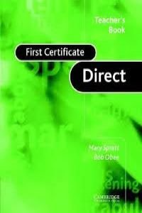 Buy FIRST CERTIFICATE DIRECT TEACHER BOOK Book Online at Low Prices in ...