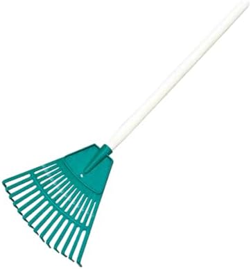 Amazon.com : Leaf Rake, Lightweight Leaf Rakes, 14-Tooth Plastic Fan ...