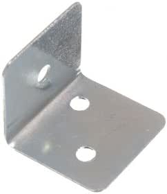 DIRECT HARDWARE WORKTOP SQ. STD. ANGLE BRACKET 25MM X 28MM 5MM HOLES ZP ...