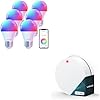 Linkind Color Changing Smart WiFi Light Bulbs, Work with Alexa & Google ...