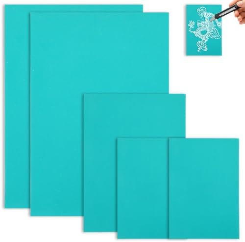 5 Stück Weichgummi Linolplatte Platten Linoldruck Set Linoleum ...