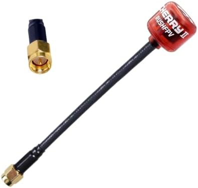 Amazon.com: FPV Antenna RUSHFPV Cherry 2 II 5.8G Antenna 1.8dBi 123MM ...