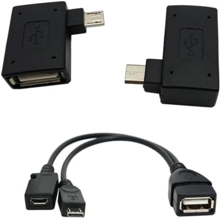 [2 Pack] ANDTOBO 2-in-1 Micro USB OTG Cable Adapter with Power Cable ...