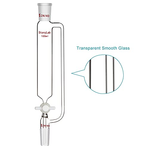Snapklik.com : Stonylab 100ml Pressure Equalizing Addition Funnel ...