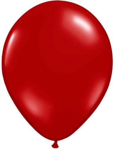 Amazon.com: 11" Ruby Red Balloons (10 ct) (10 per package) : Home & Kitchen