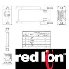 Amazon.com: Red Lion Controls/N-Tron CBLOMR01 Cable (RS232), 10 Foot Communication Cable ...