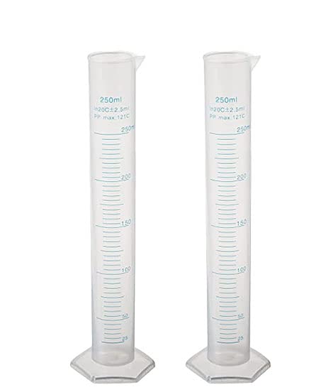 Buy PUSHPA Measuring Transparent Graduated Cylinder for Laboratory Test ...