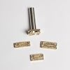 Amazon.com: Custom Leather Brass Stamp,Personalized Meat Stamping Tools ...