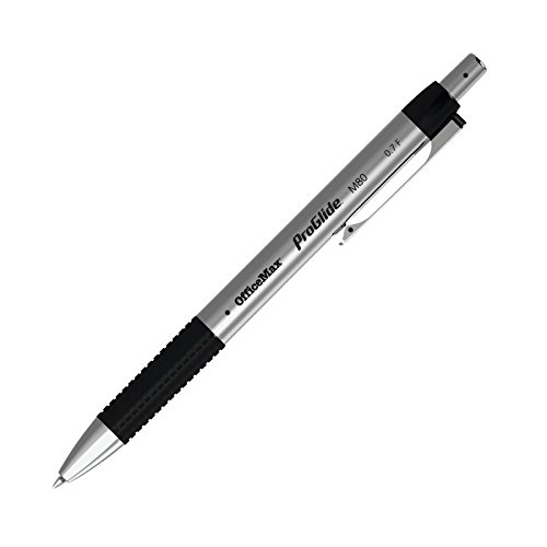 OfficeMax ProGlide M80 Ballpoint Pen - 0.7mm, Fine, 2 Pack, Blue ...