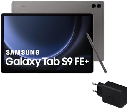 Samsung Galaxy Tab S9 FE - Tablet + Cargador, 128 GB, Wifi, S Pen ...