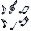 Amazon.com: Music Notes Fridge Magnets, Decorative Musical Symbols ...