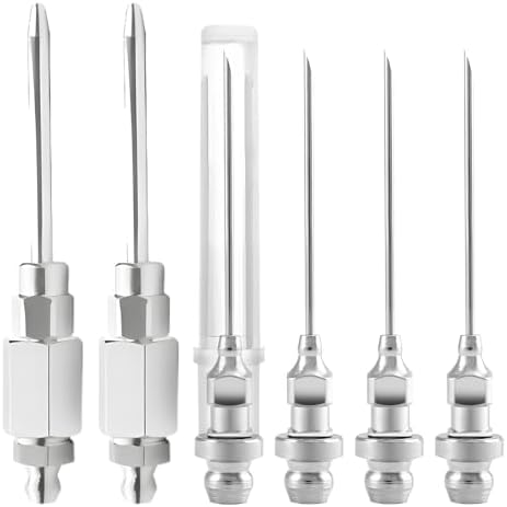 Amazon.com: Auckyeer Grease Gun Needle Tip Kit 7 Pcs, 5Pc Grease Gun ...