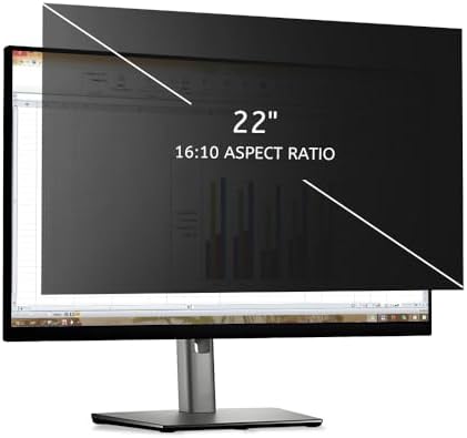 MOBDIK Removable Computer Privacy Screen 22 Inch for 16:10 Ratio ...