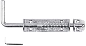 Spring-Loaded Sliding Bolt, Heavy-Duty, Zinc - Amazon.com