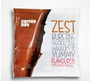 coffee day beverages Zest Hot Chocolate Powder Sachets, Pack of 4 (80 ...