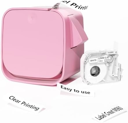 Label Maker Machine with Tape, Bluetooth Portable Mini Label Maker ...