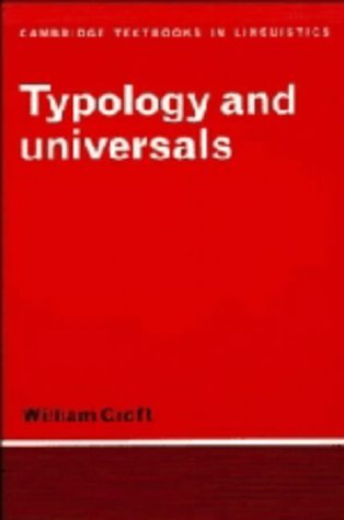 Amazon.com: Typology and Universals (Cambridge Textbooks in Linguistics ...