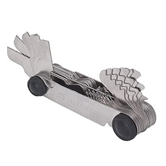 Metric Imperial Thread Gauge, 55 Degree Metric 60 Degree Thread ...