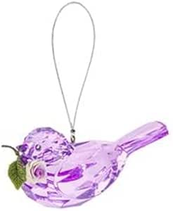 Amazon.com: Ganz Crystal Expressions Rose Bird Ornament Suncatcher ...