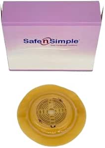Amazon.com: Safe n Simple 5" Diameter 2-Piece Ostomy Wafers - Standard ...