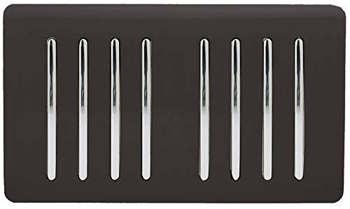 Trendi 8 Gang 1 Way Artistic Modern Glossy 10 Amp Rocker Tactile Light ...