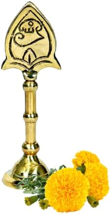 Buy anciently Brass Lord Murugan Vel with Stand | Brass Vel on Stand ...