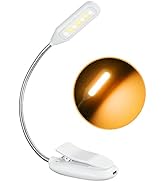 Monotremp Book Lights for Reading at Night in Bed, 80 Hours Runtime LED ...